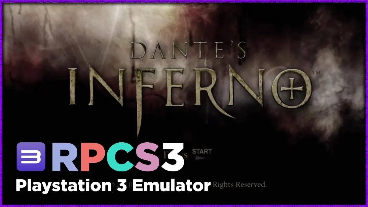 Dante's Inferno | RPCS3 0.0.24-14289 | PlayStation 3 Emulator