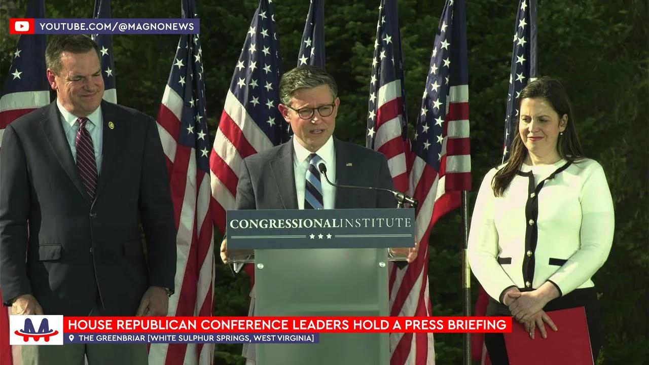 🇺🇸 House Republican Conference Leaders hold a Press Briefing (March 13 ...