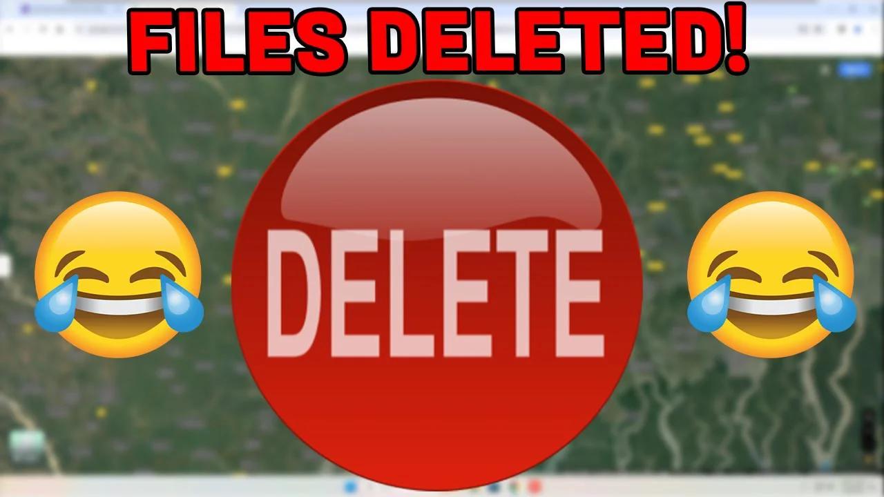 Deleting an ANGRY Scammers Files!