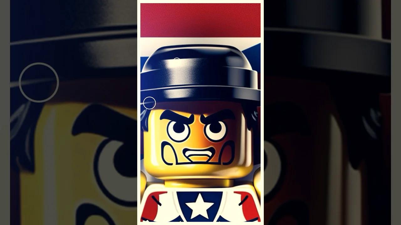 Awesome AI LEGO® minifigures slideshow 🤩🥳