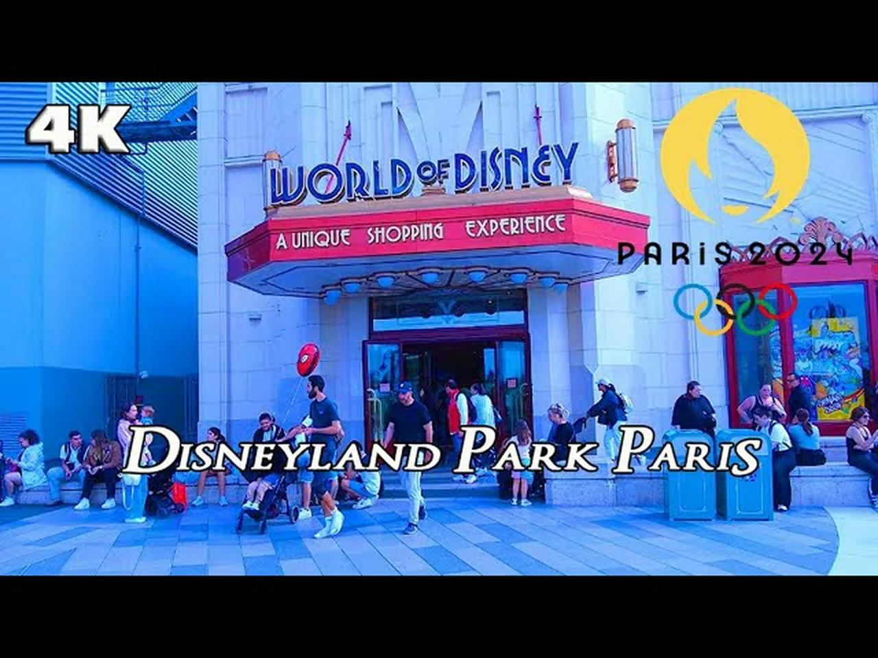 4K Walking Tour of Disneyland Paris: Beautiful Day at Marne-la-Vallée ...