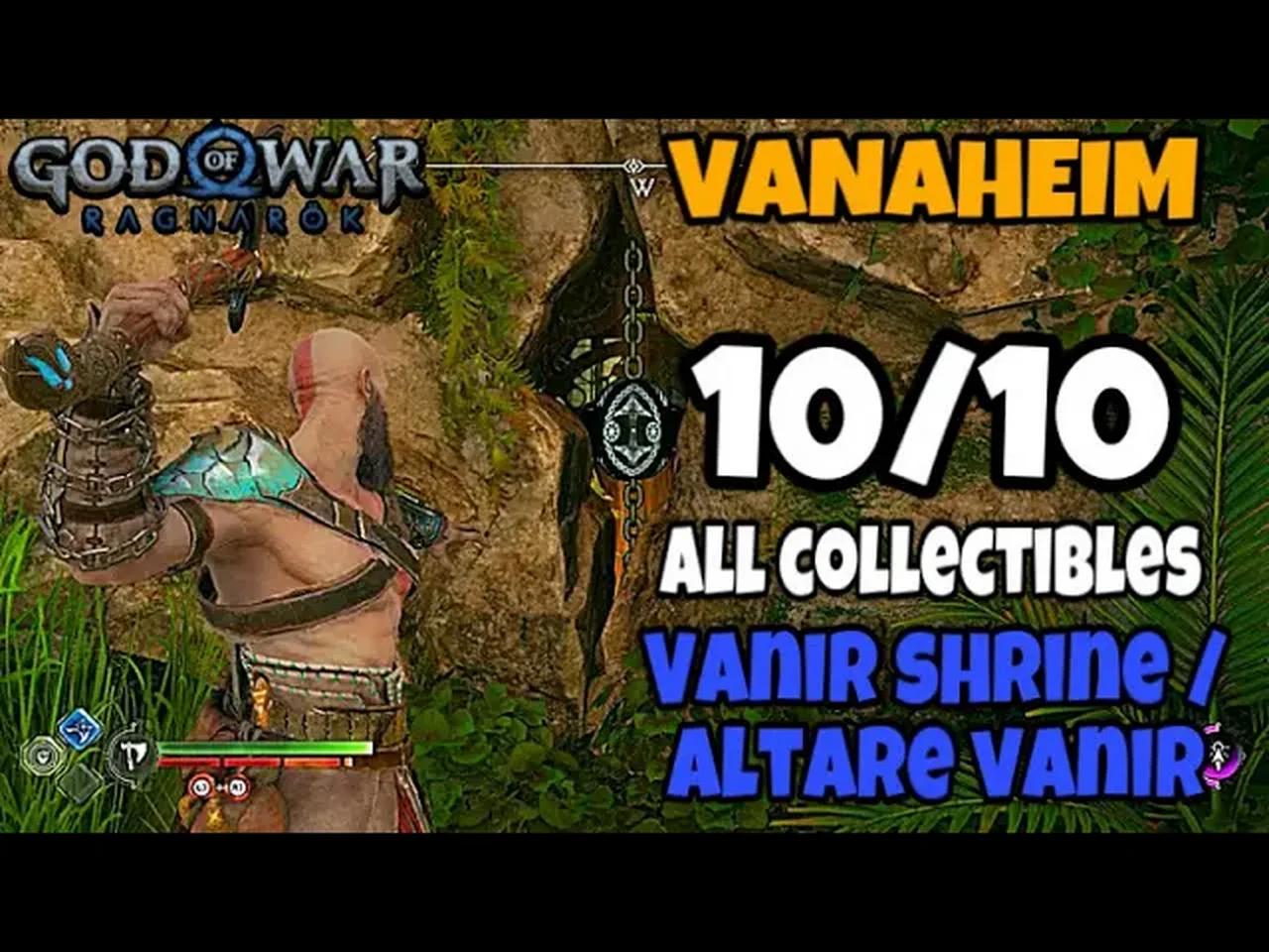 God of War Ragnarok - Vanir Shrine / Altare Vanir - All Collectible Locations (VANAHEIM)