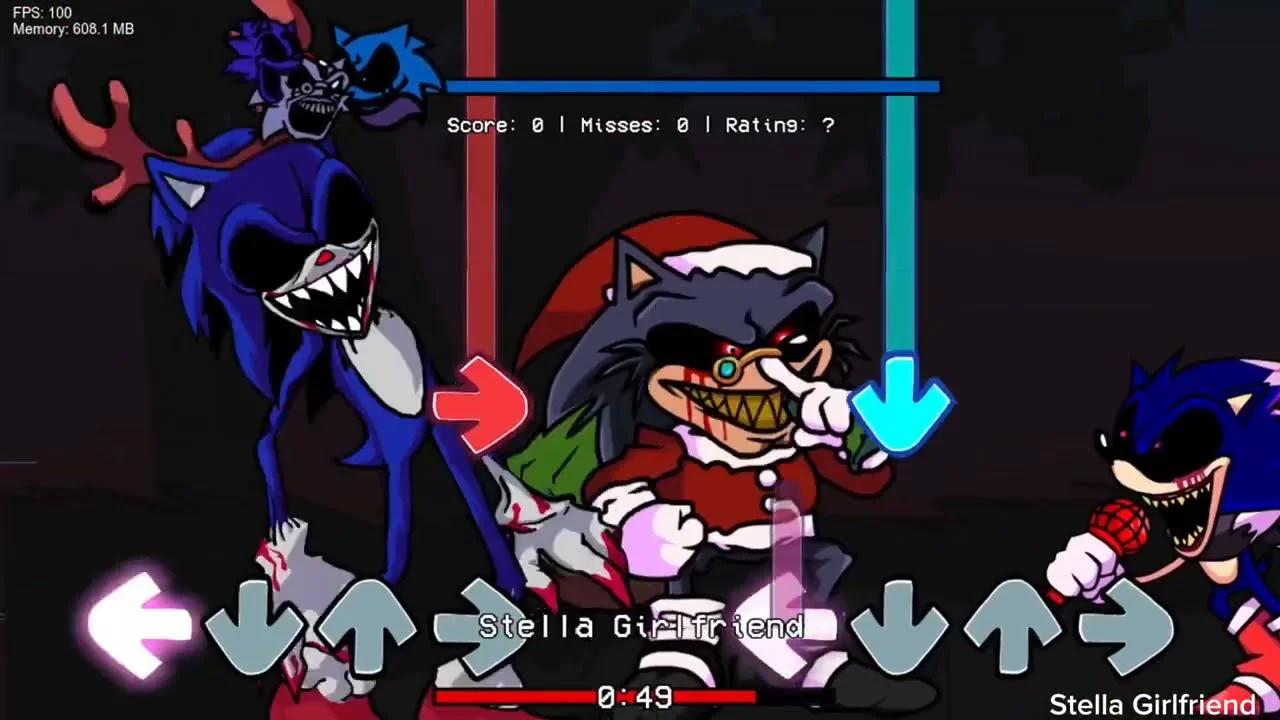 Friday Night Funkin' Vs Sonic Exe Christmas Week Restored (FNF Mod ...