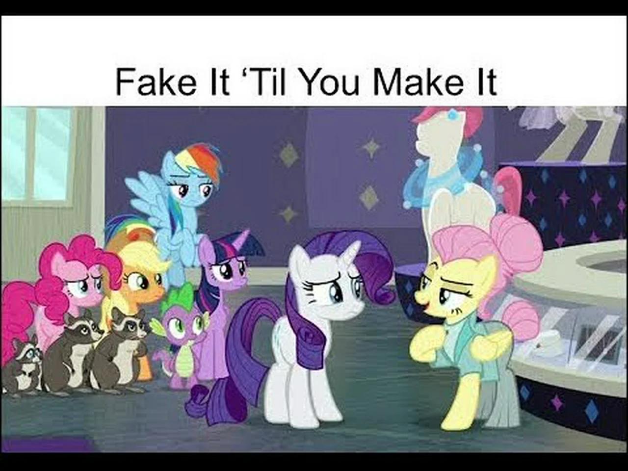 Blind Reaction: MLP:FIM Season 8 Ep. 4 "Fake It 'Til You Make It ...