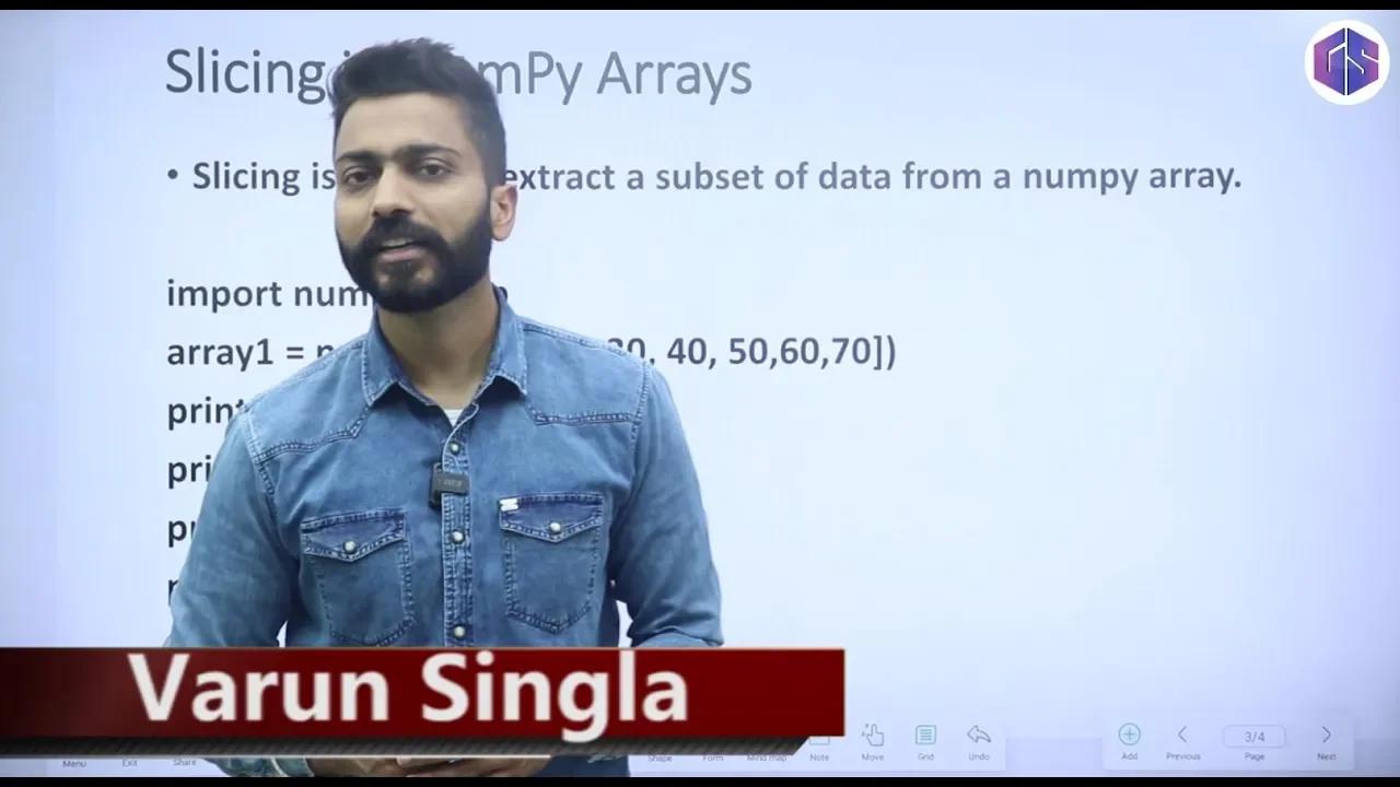 Slicing In Numpy Arrays 1d And 2d Arrays In Python 🐍 With Examples 