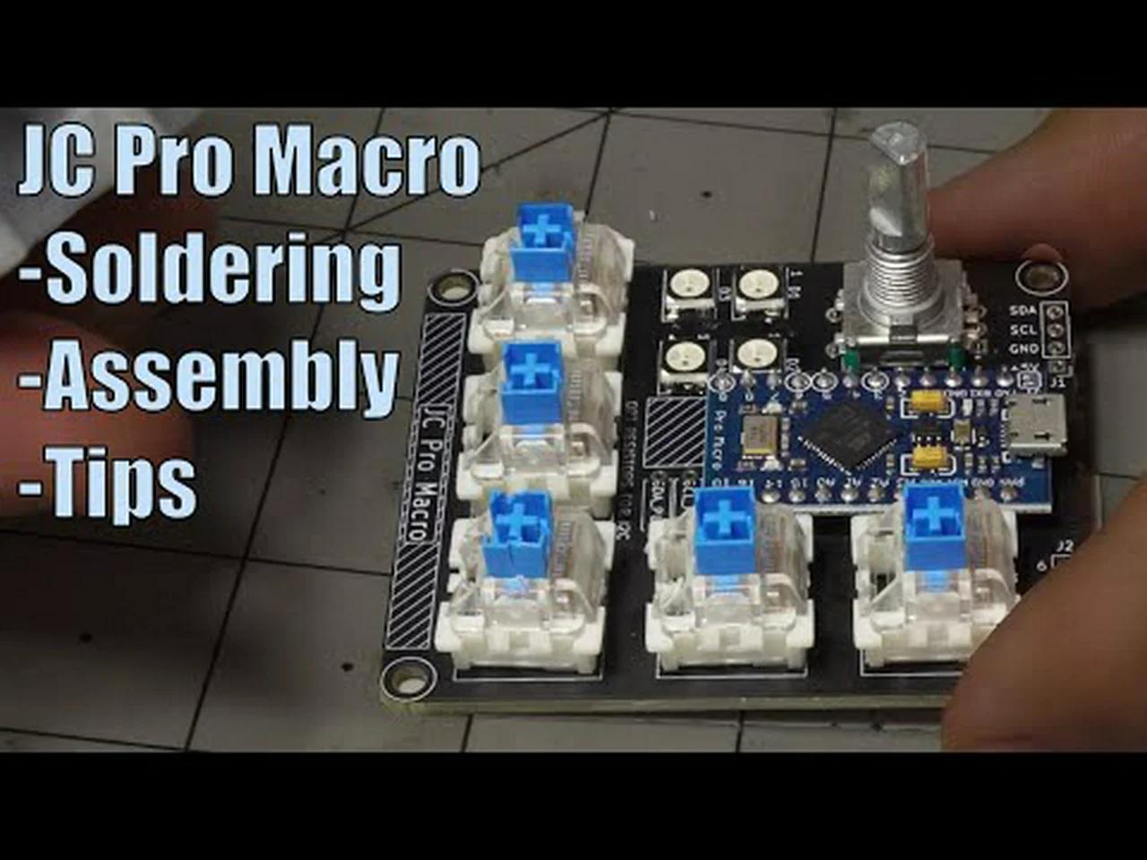 Assembly for JC Pro Macro Computer Input [Arduino]