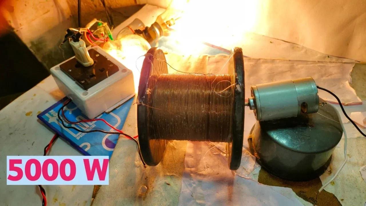 PVC Pipe To Make 220V Ac Generator Dynamo Powerful At Home From Magnet ...