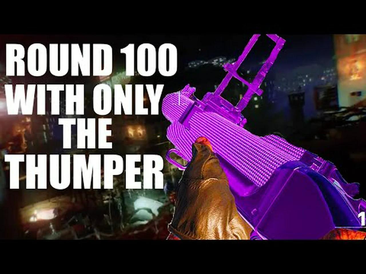 Mauer Der Toten Round 100 with Only the M79 Thumper - Cold War Zombies