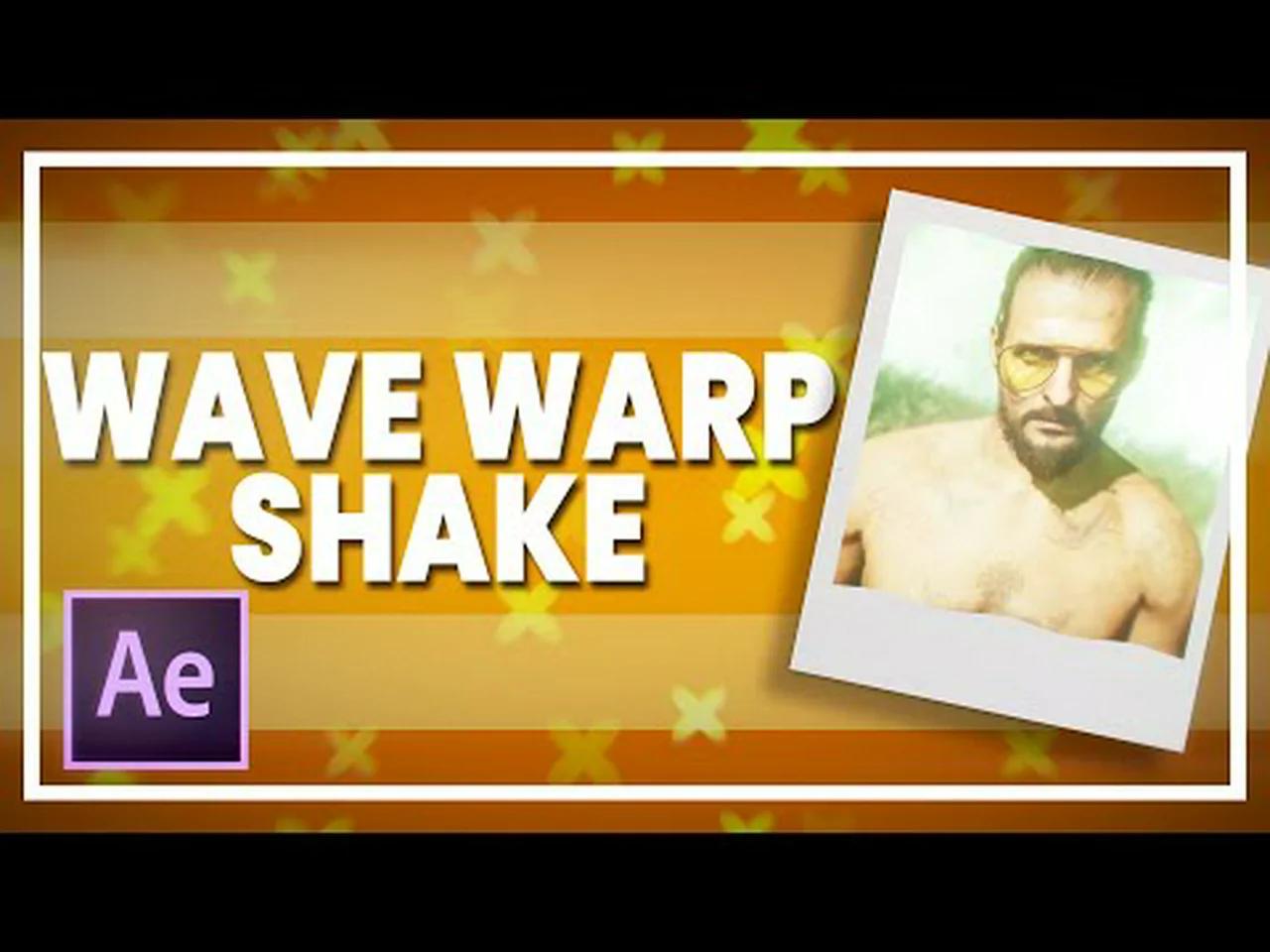 Wave Warp Shake Transition || After Effects [Tutorial]