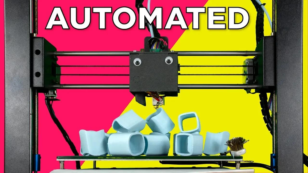 Automatic 3d Print Removal Using G Code