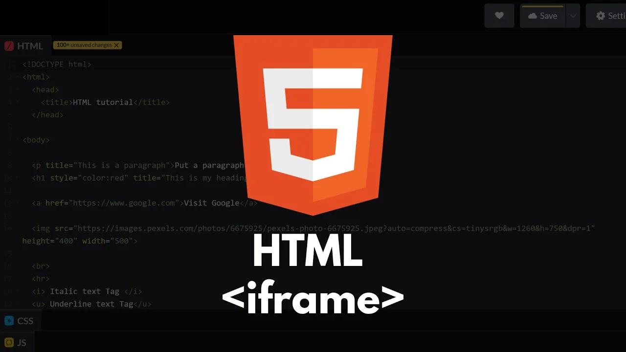 HTML Tutorial #34 - HTML iFrames | How to create a frame in HMTL | How ...