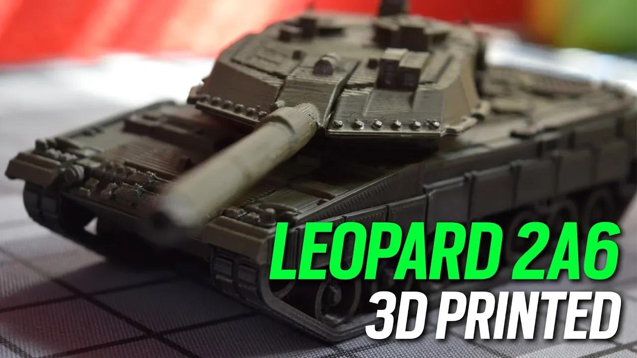 Leopard 2A6 - 3D Print - Tank
