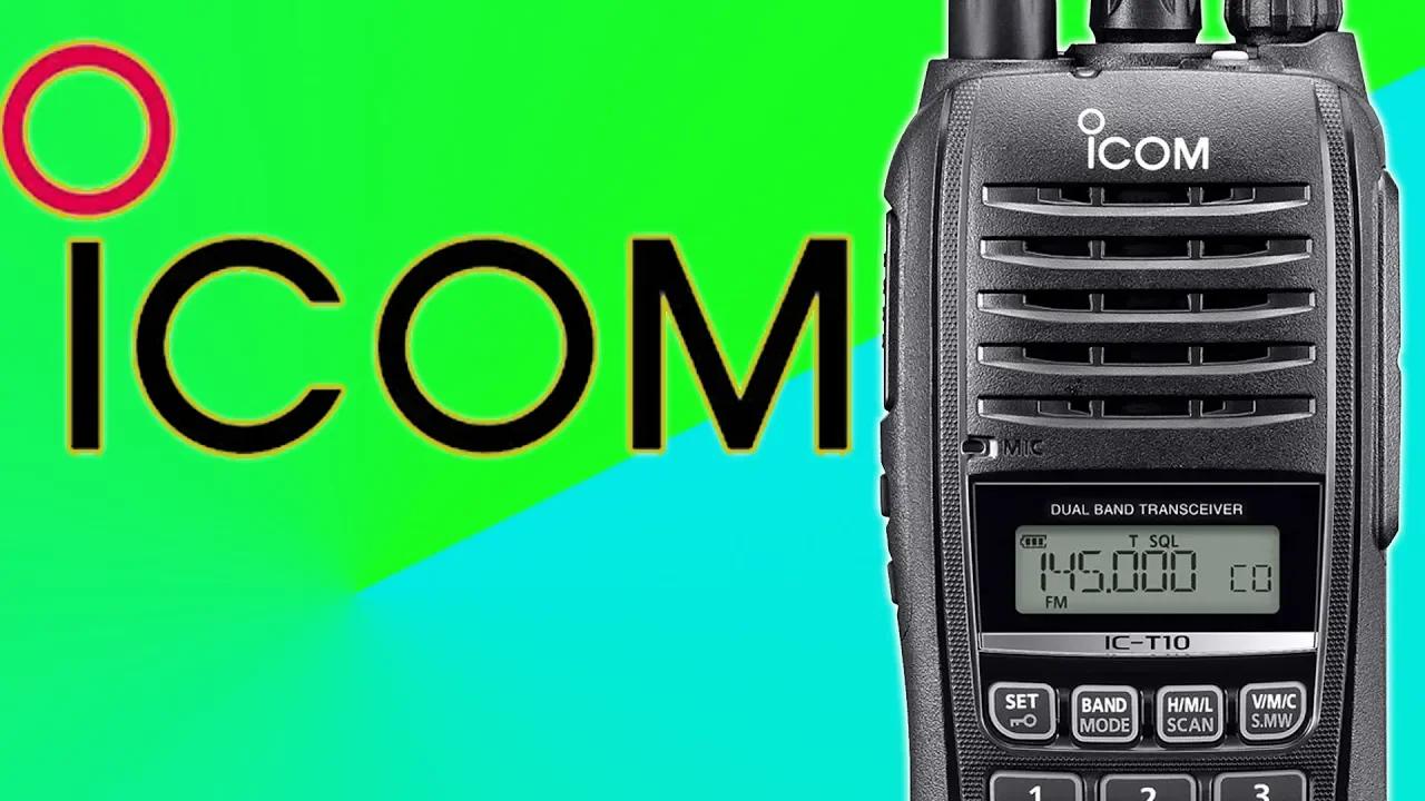 Icom IC-T10 *HANDS ON* Demo, Programming, Walk Through - Best Icom ...