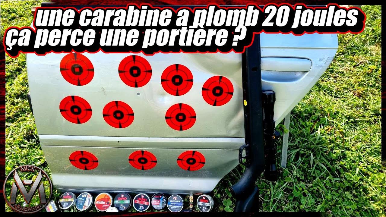 Percer une portière de voiture avec une carabine à plomb ? possible