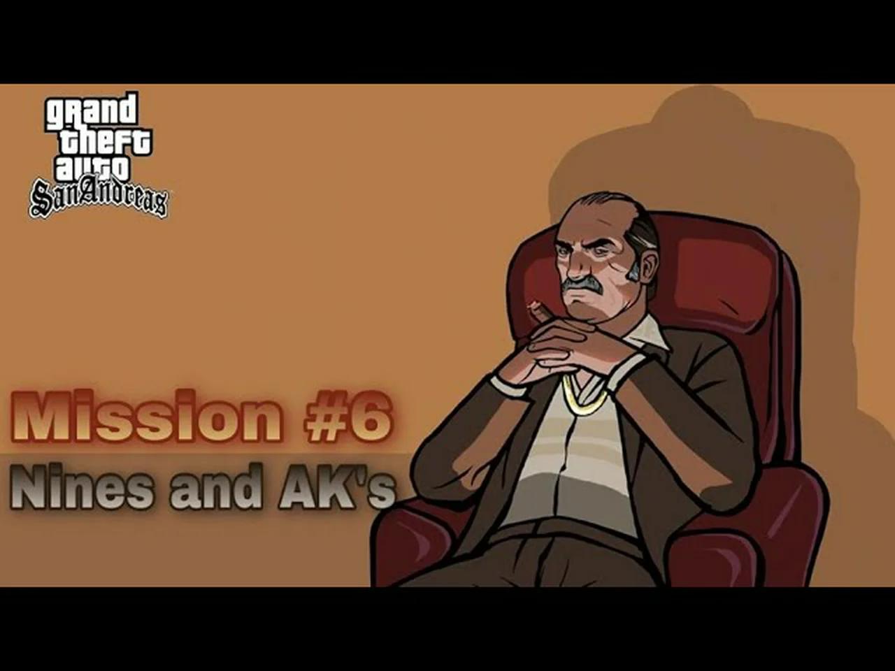 GTA San Andreas - Walkthrough, Mission #6 - Nines and AK's (PC / PS5)