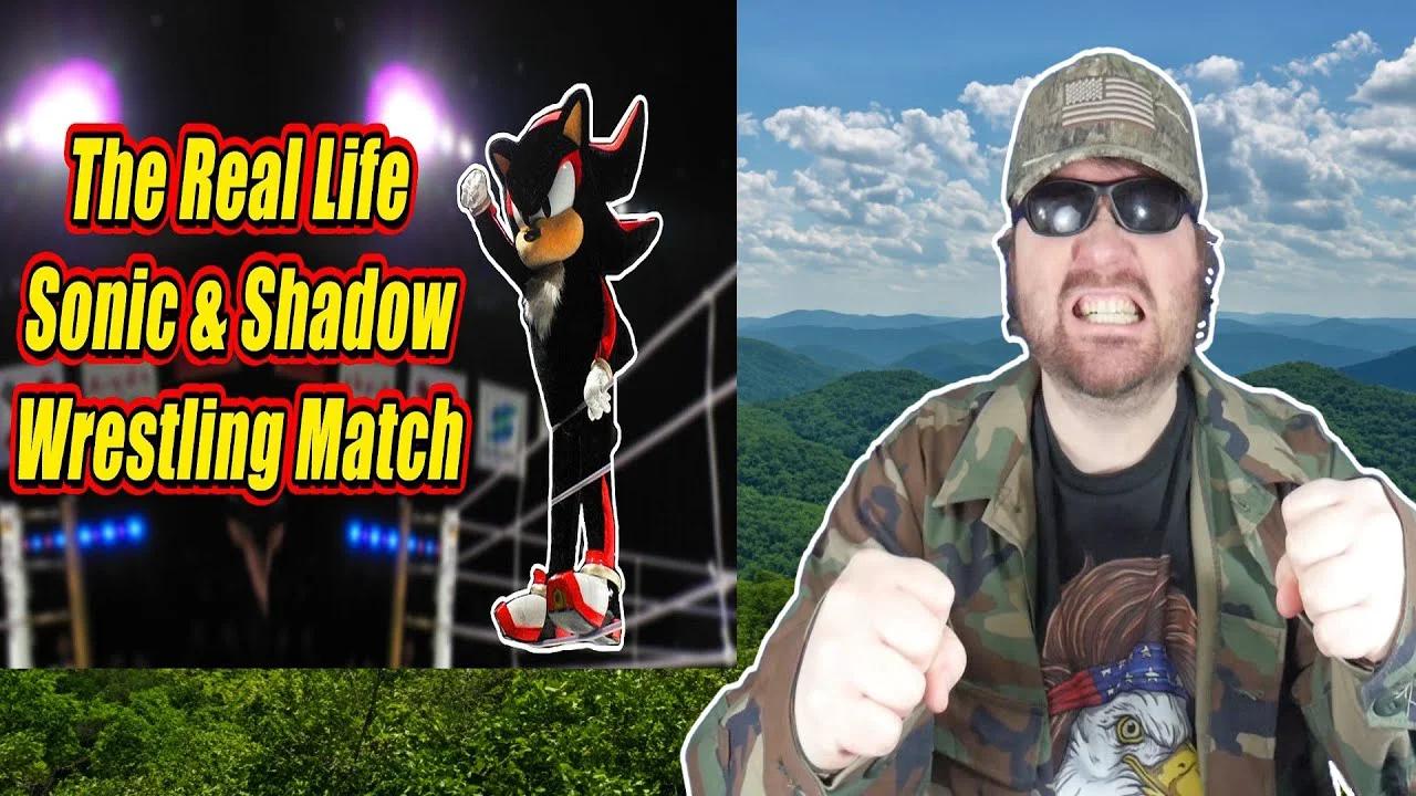 The Real Life Sonic Shadow The Hedgehog Wrestling Match Bm