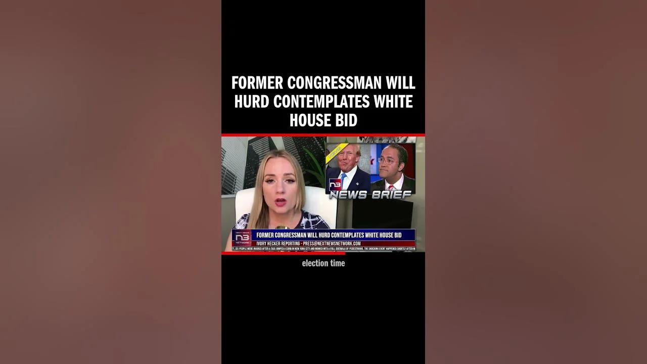 Former Congressman Will Hurd Contemplates White House Bid