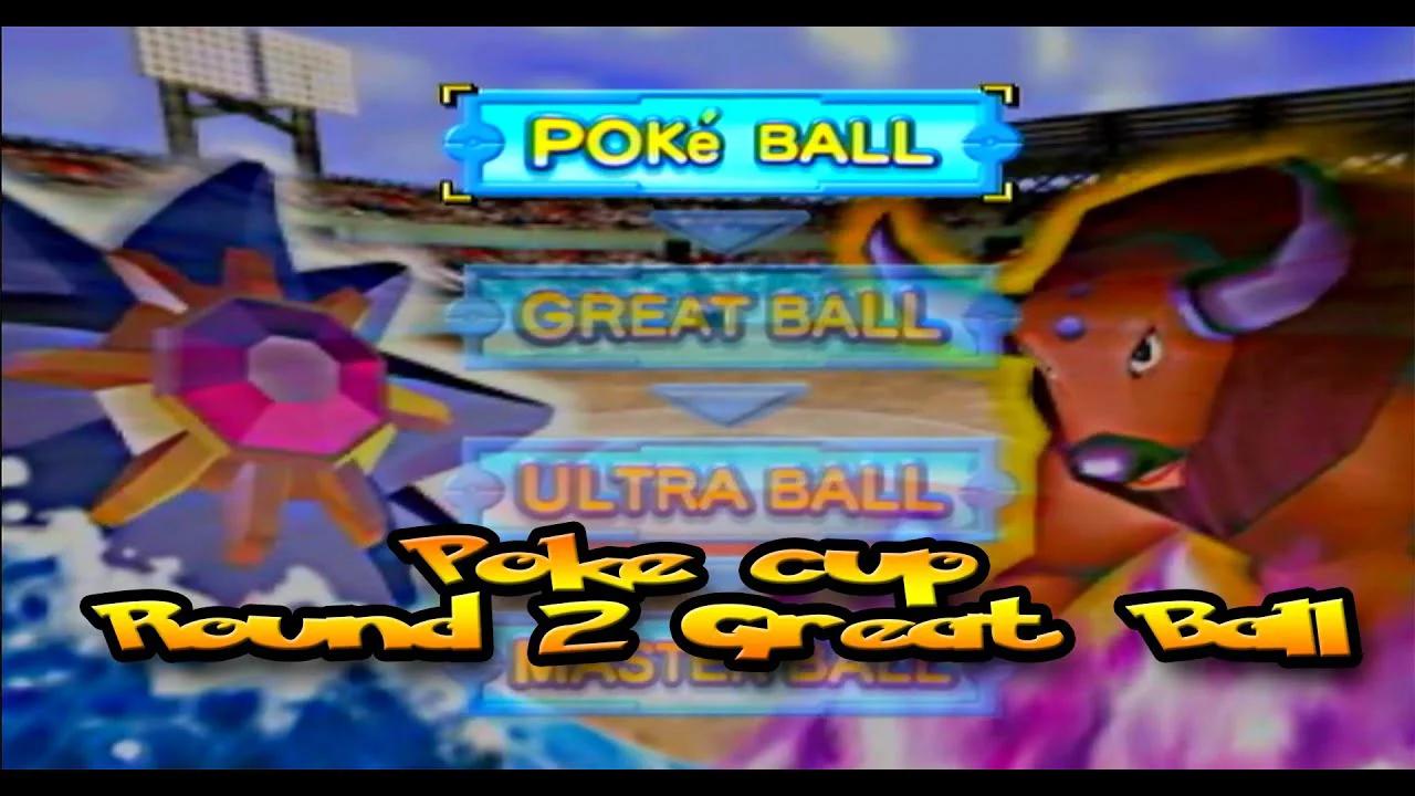 Pokemon Stadium R2 Poke Cup Great Ball Level