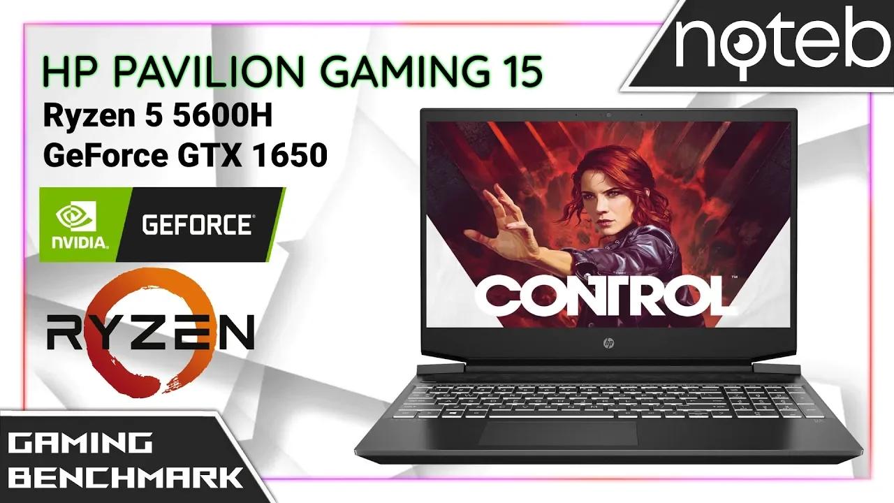 HP Pavilion Gaming 15-ec2 - Control Gameplay Benchmark (Ryzen 5 5600H ...
