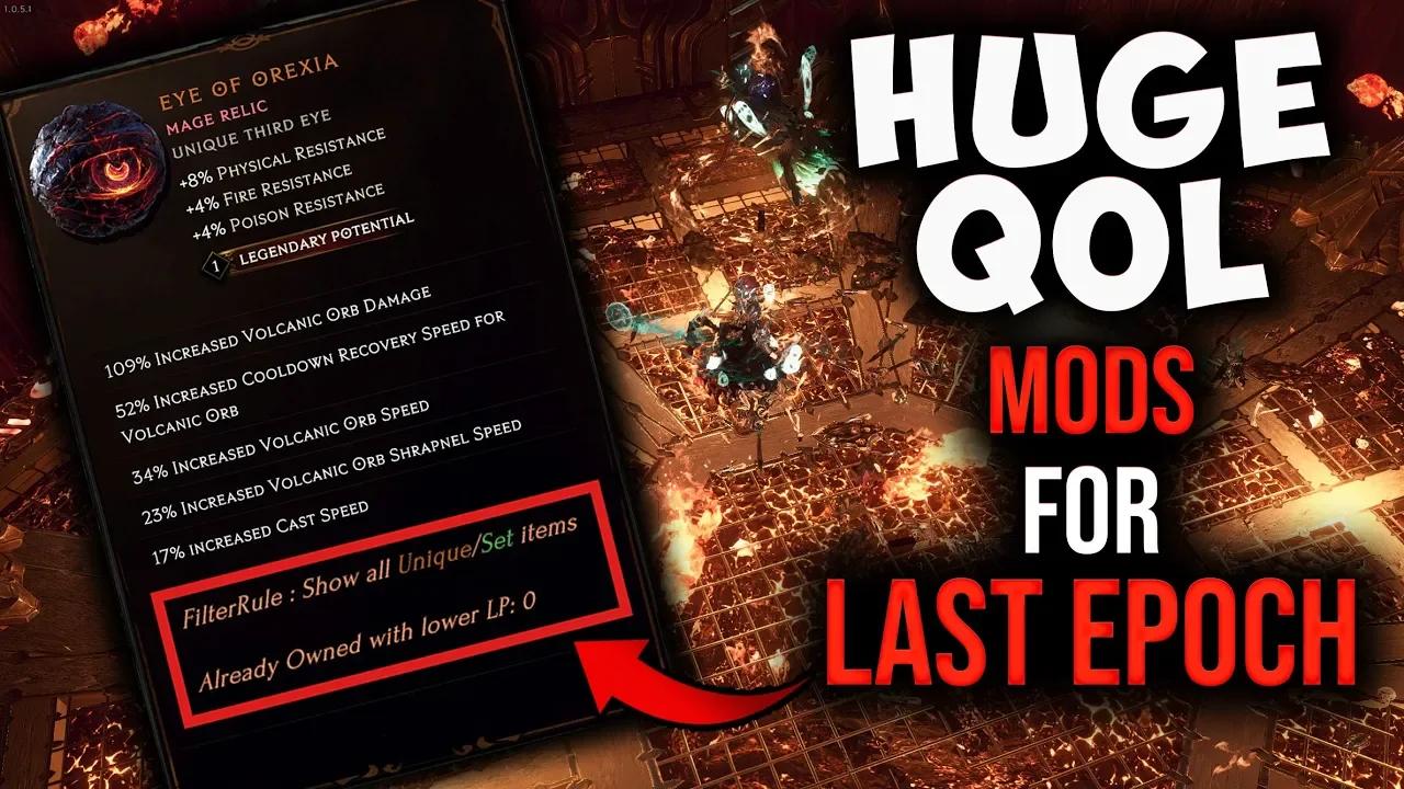 Last Epoch Mods Guide - Auto-pick & Item Tooltip Enhancements