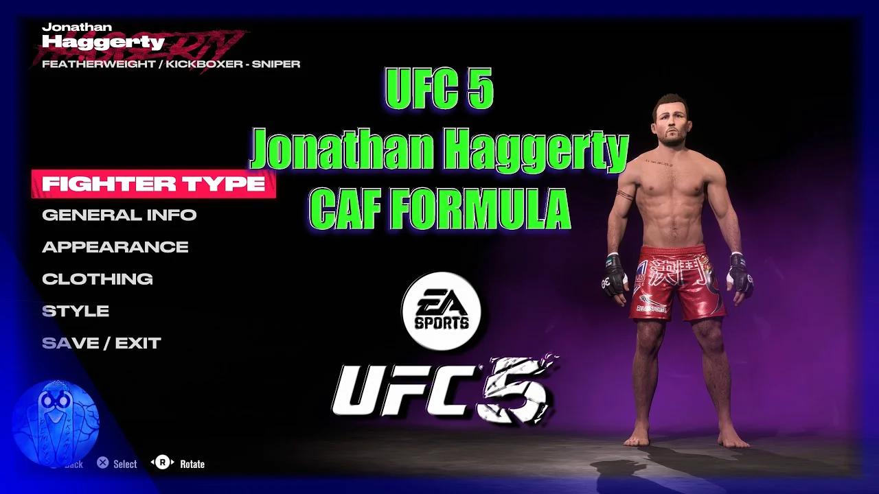 UFC 5 | Jonathan Haggerty CAF Formula