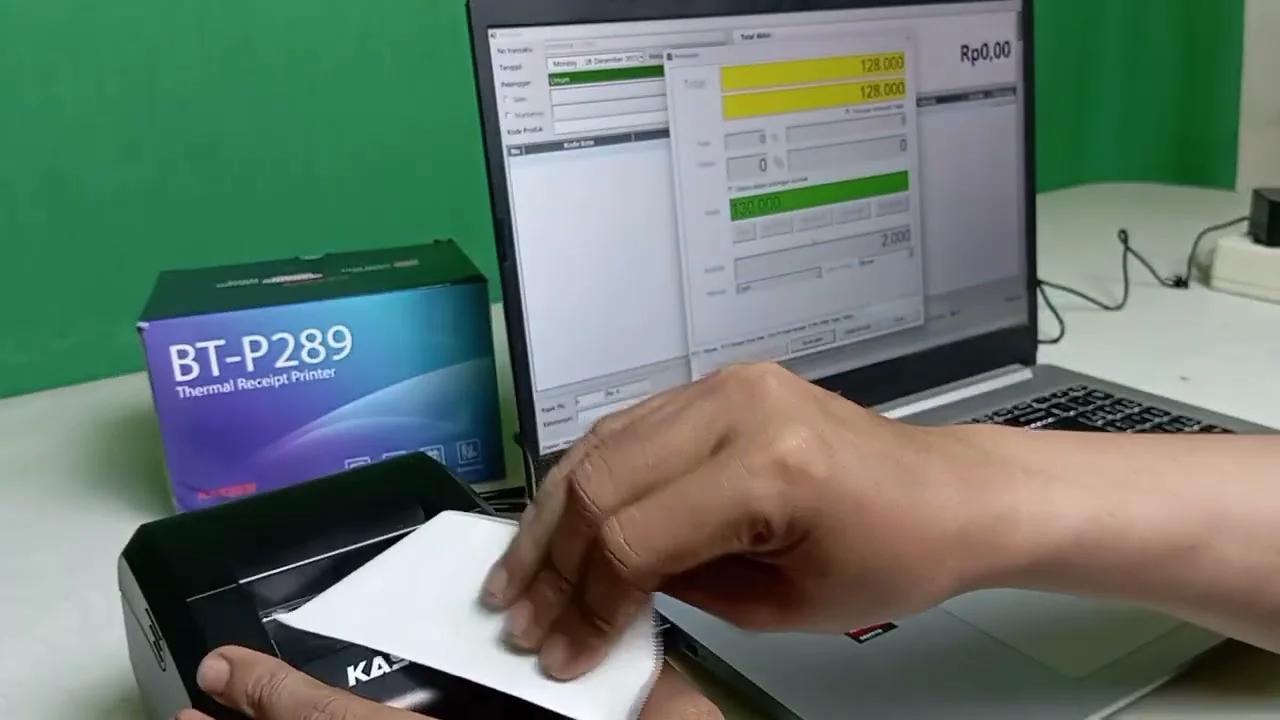 Install Driver Printer Kassen BT-P289 di Laptop untuk digunakan pada ...