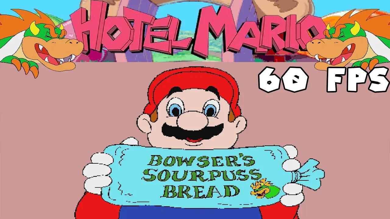 Hotel Mario All Cutscenes in 60 FPS