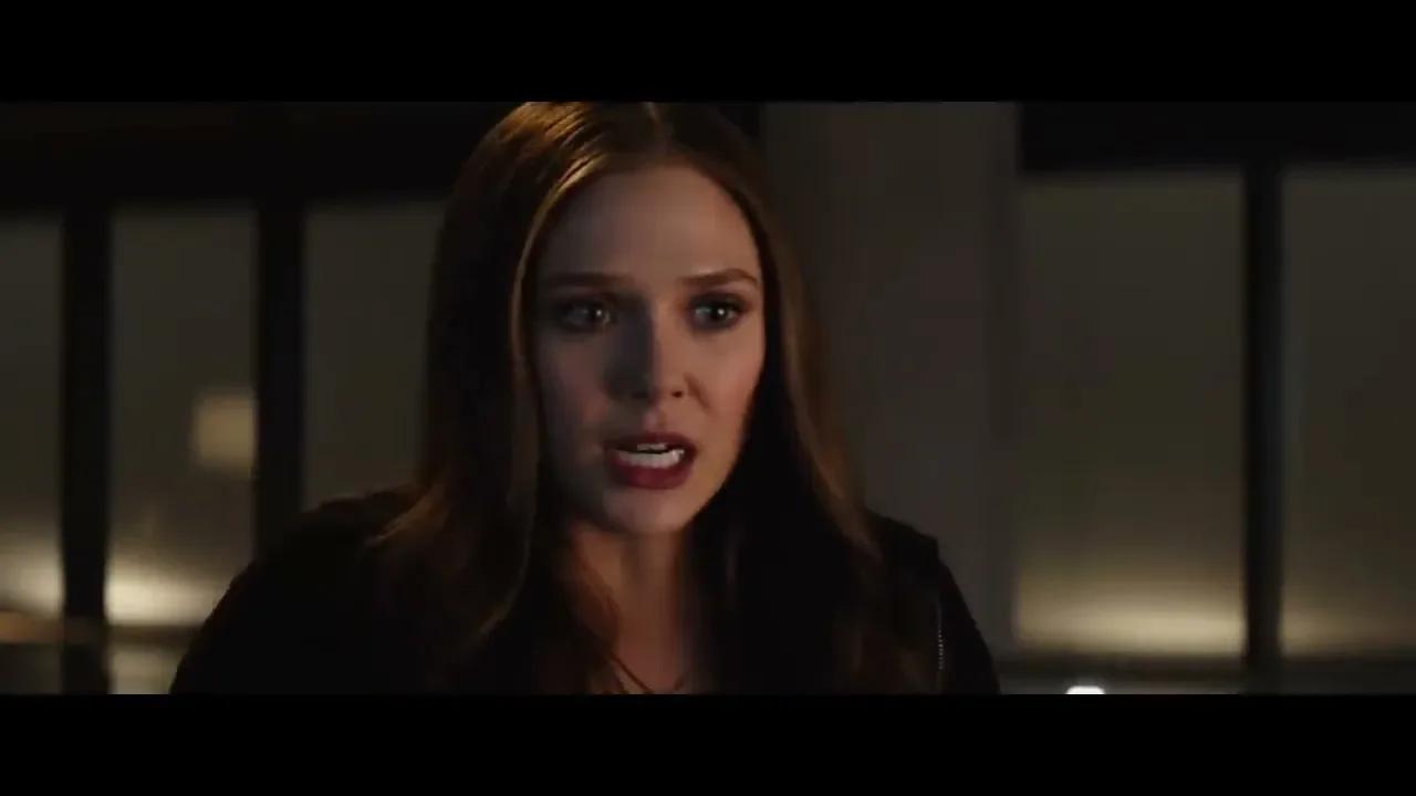 Wanda and Hawkeye vs Vision Captain America Civil War 2016 Movie CLIP HD