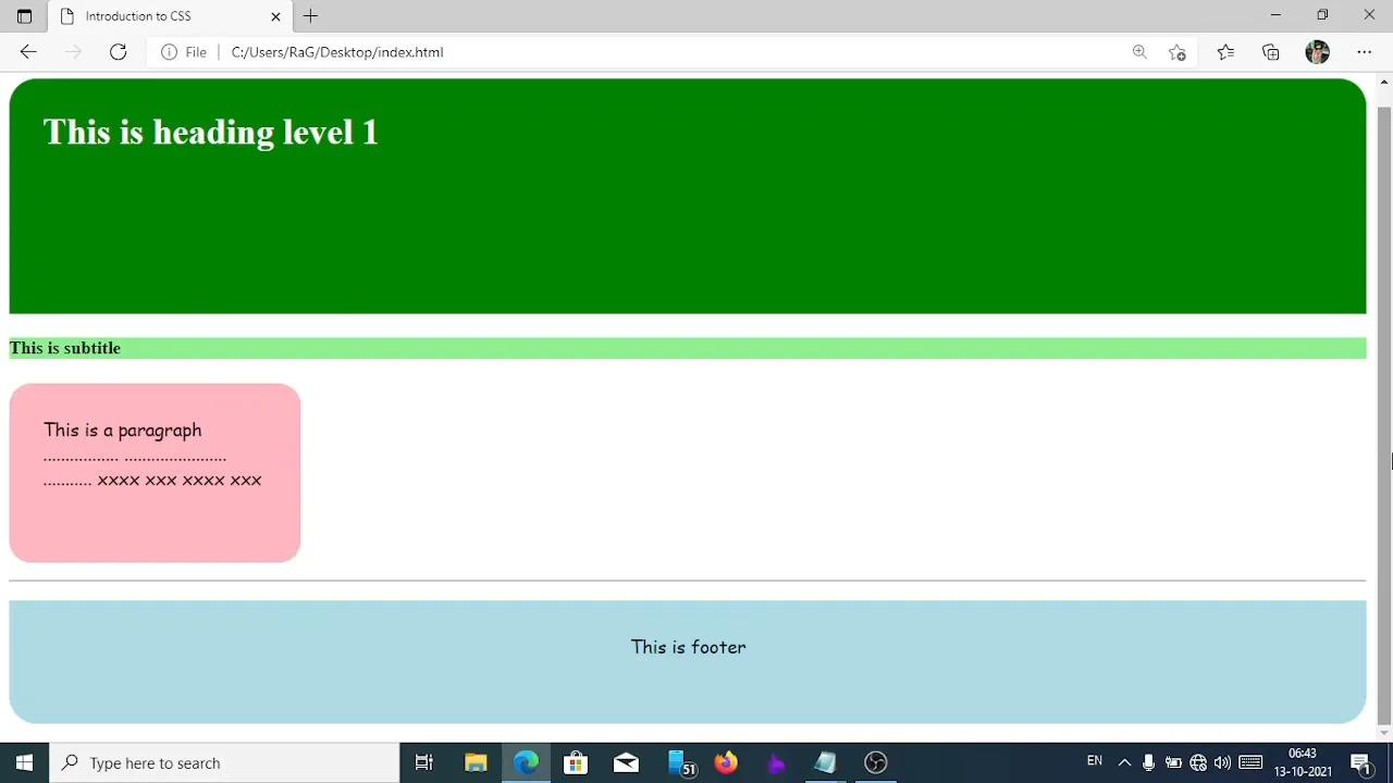Introduction to CSS in a simple way - Part 1