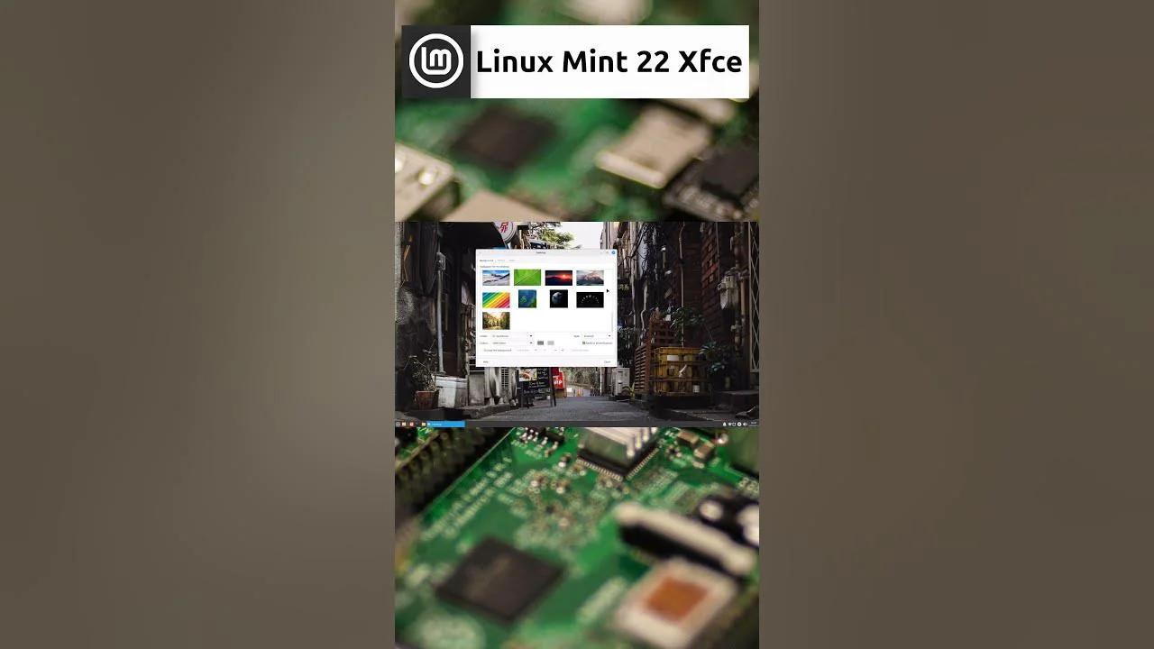 Linux Mint 22 “Wilma” Xfce Quick Overview #shorts