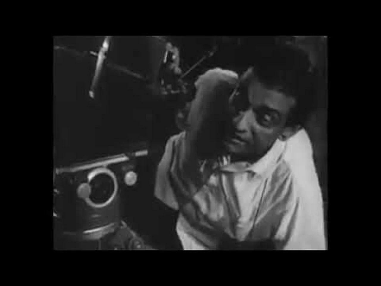 Rare Footage of Satyajit Ray directing Uttam Kumar.