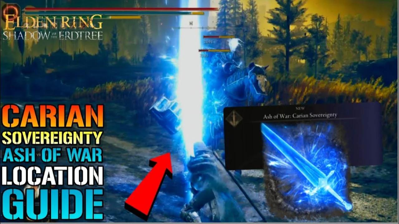 Elden Ring: "Carian Sovereignty" Ash Of War Is OP! How To Get This ...