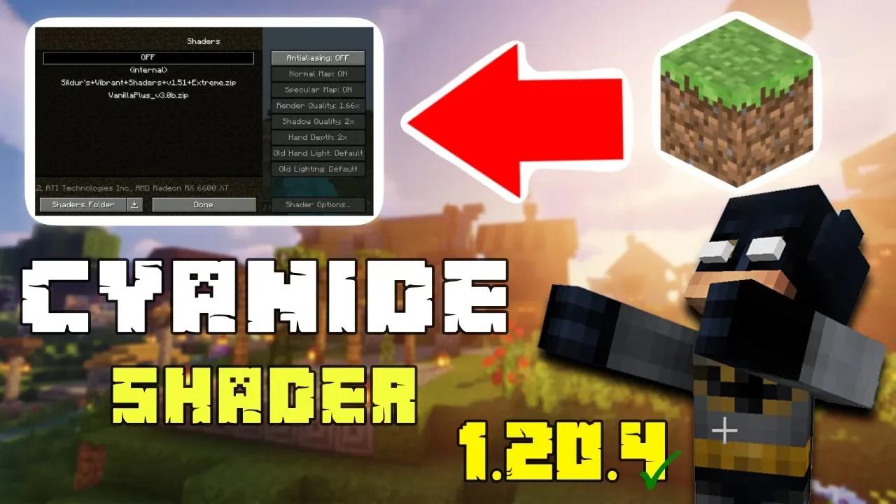 How To Download & Install Cyanide Shader for Minecraft 1.20.4