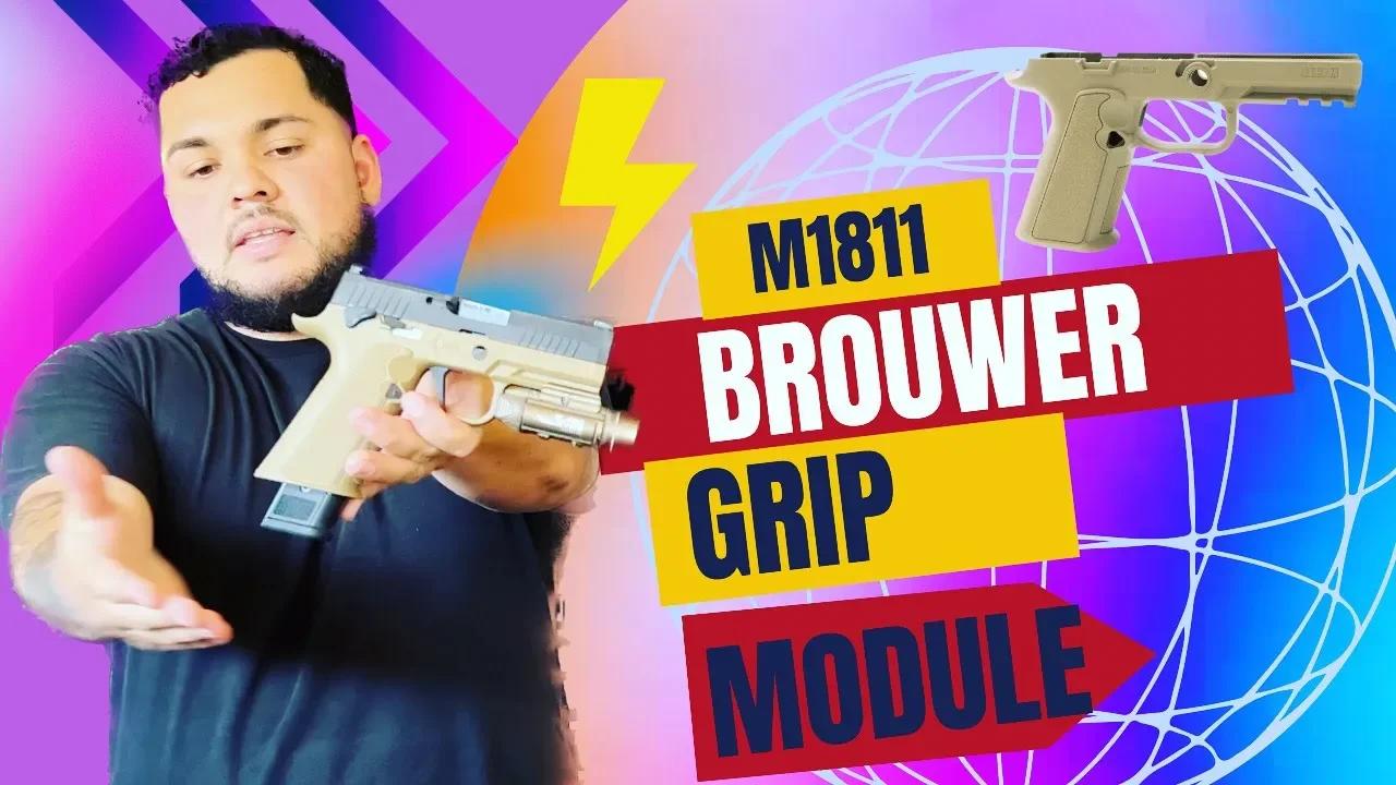 Sig Sauer P320🔫 😳 M1811 Brouwer (1911 )Style Grip Module Sig P320 #shorts