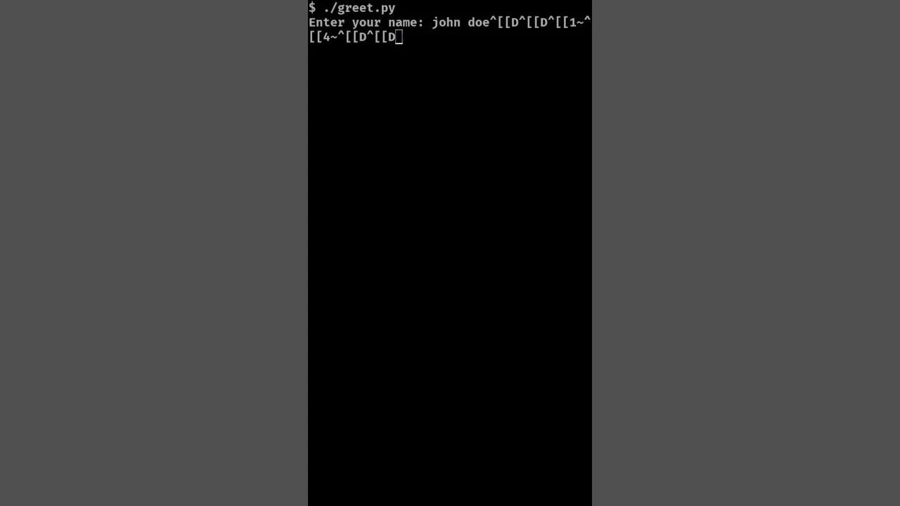 #Shorts Python Tip #7: How to enable line-editing support for python's ... #Shorts Python Tip #7: How to enable line-editing support for python's ...