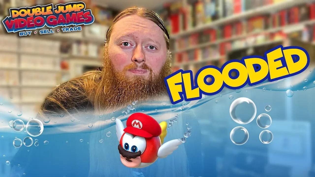 Uh-Oh, FLOOD in My Game Room! | DJVG