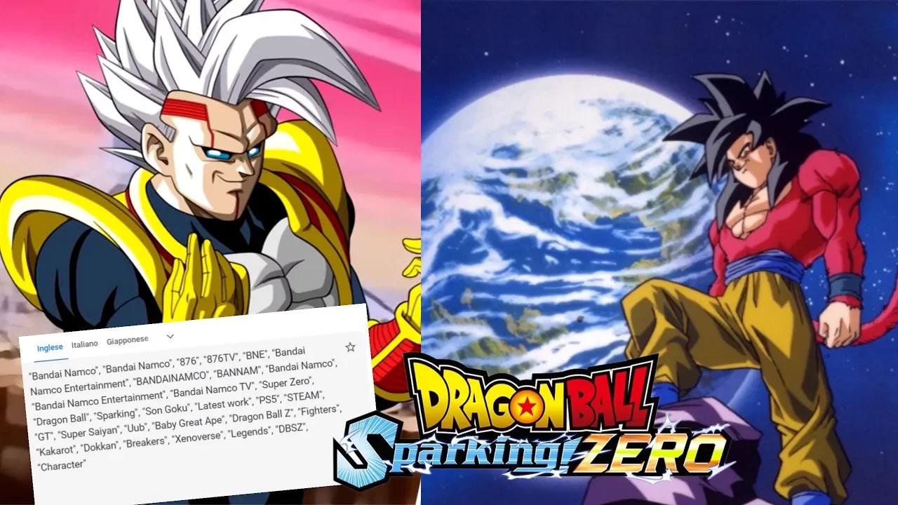 Dragonball Sparking Zero GT Trailer Confirmed Tomorrow Uub, Baby ...