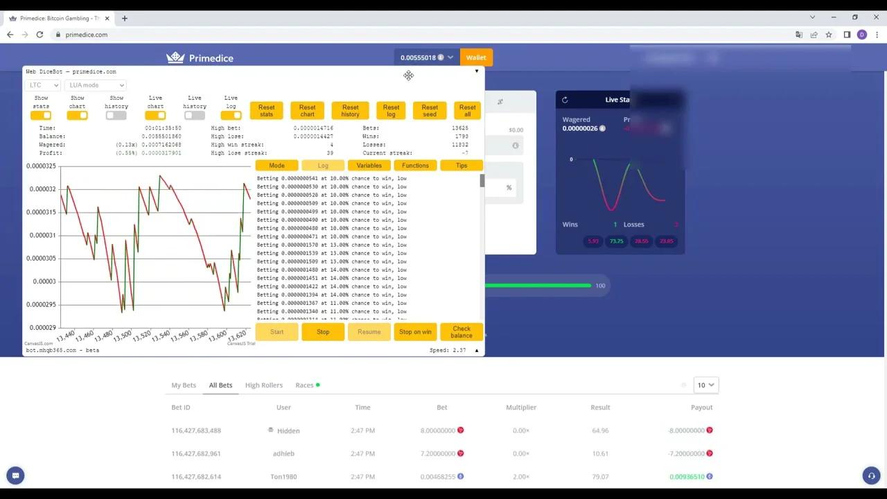 🤖 🤖 🤖SAFE BOT PRIMEDICE PRO🤖 🤖 🤖