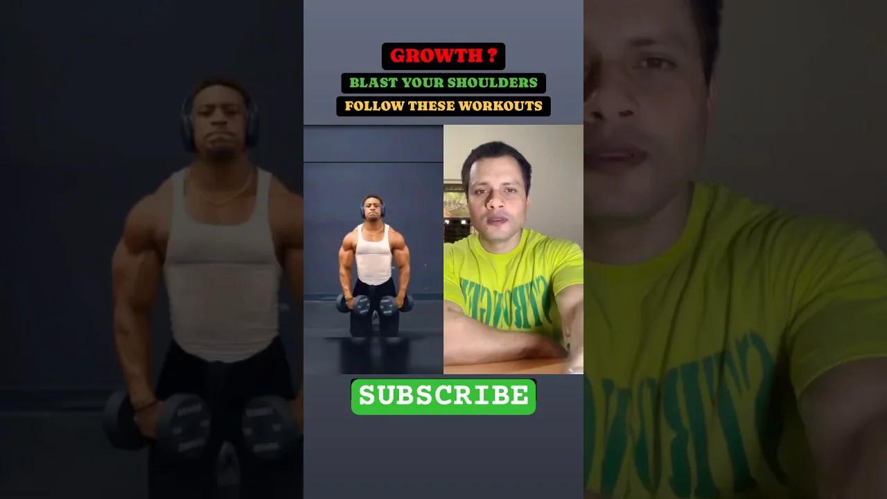 Shoulder workout for growth || Try these workouts || Shandilya Fitness
