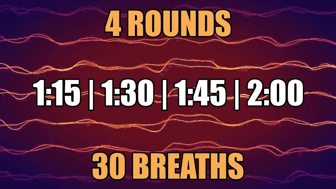Guided Steps to Hold Your Breath for 2 Minutes | 4 Quick Rounds of Deep ...