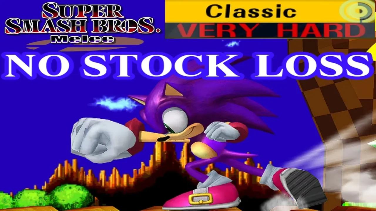 Super Smash Bros. Melee - Classic Mode Gameplay with Sonic (VERY HARD ...