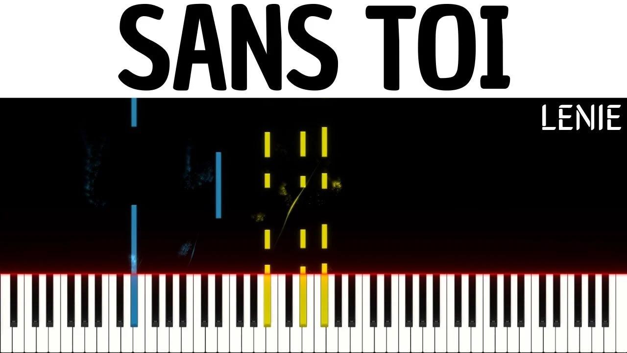 🚩Sans toi | LENIE | Piano Tutorial #pianotutorial