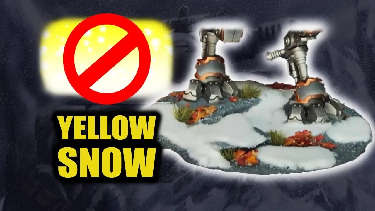 Transform Your Miniatures With Stunning Snow Bases
