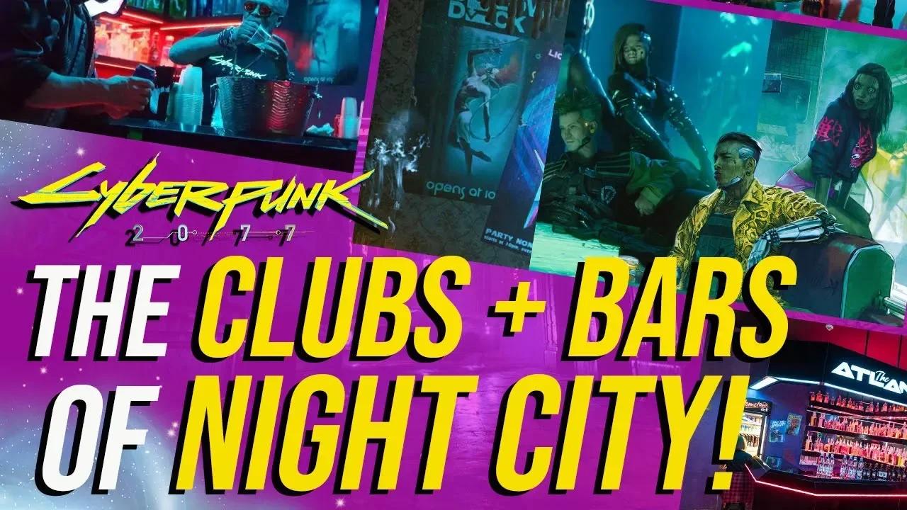 Cyberpunk 2077 - Night Clubs, Bars & Alcohol! (Lore!)