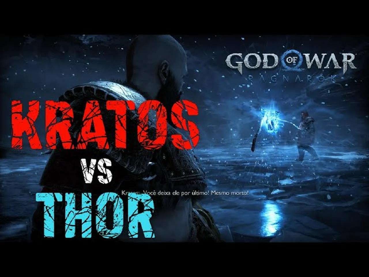 GOD OF WAR RAGNAROK: Parte 1| INÍCIO DE GAMEPLAY KRATOS VS THOR | Dublado e legendado em português