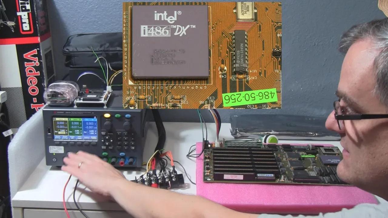 Misc 118: ligando a placa-mãe antiga do Intel 486DX-50