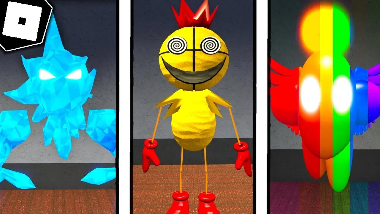 CUSTOMIZED RAINBOW FRIENDS RP - How to get ALL 5 NEW BADGES [ROBLOX]