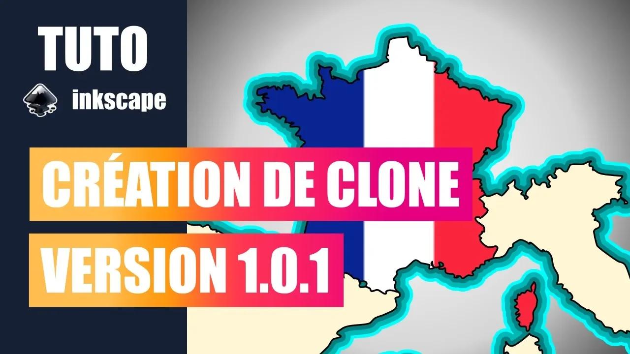 Tuto inkscape : création des clones (corrective du tuto - multicontours ...