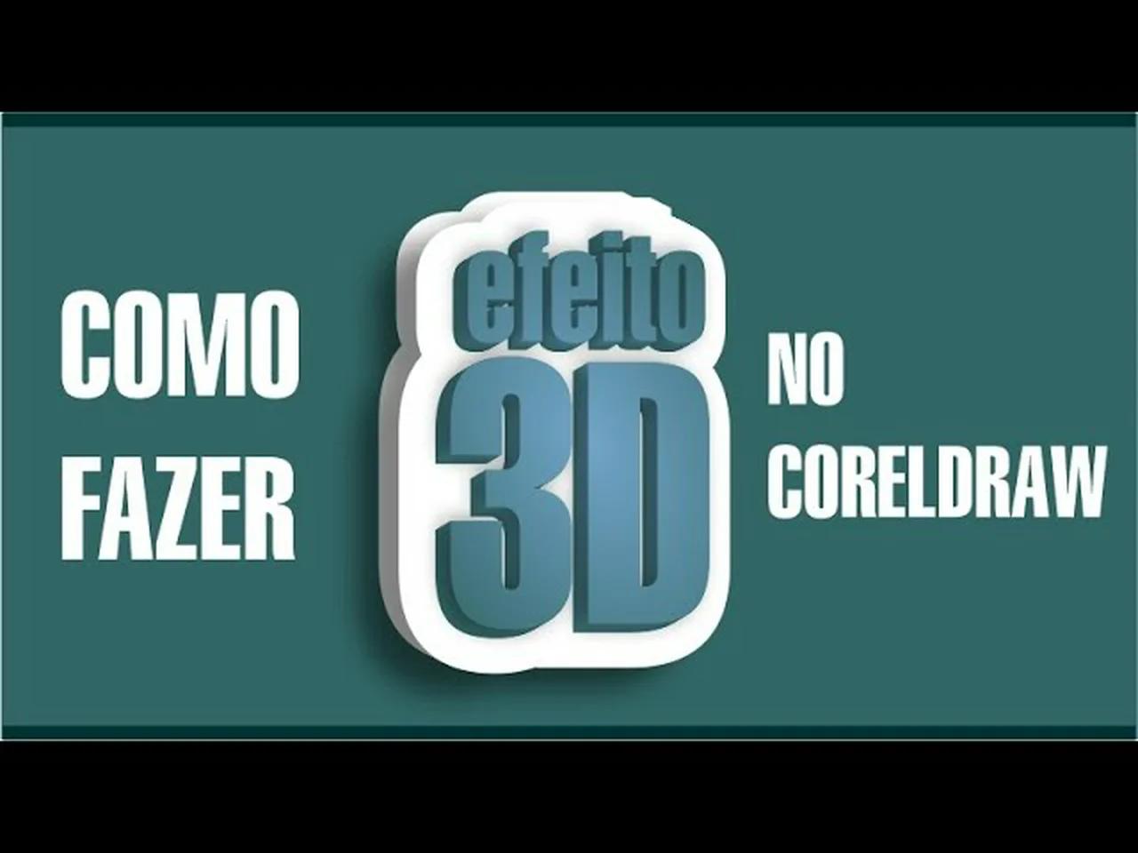 COMO FAZER EFEITO TEXTO 3D no Corel Draw [Tutorial passo-a-passo]