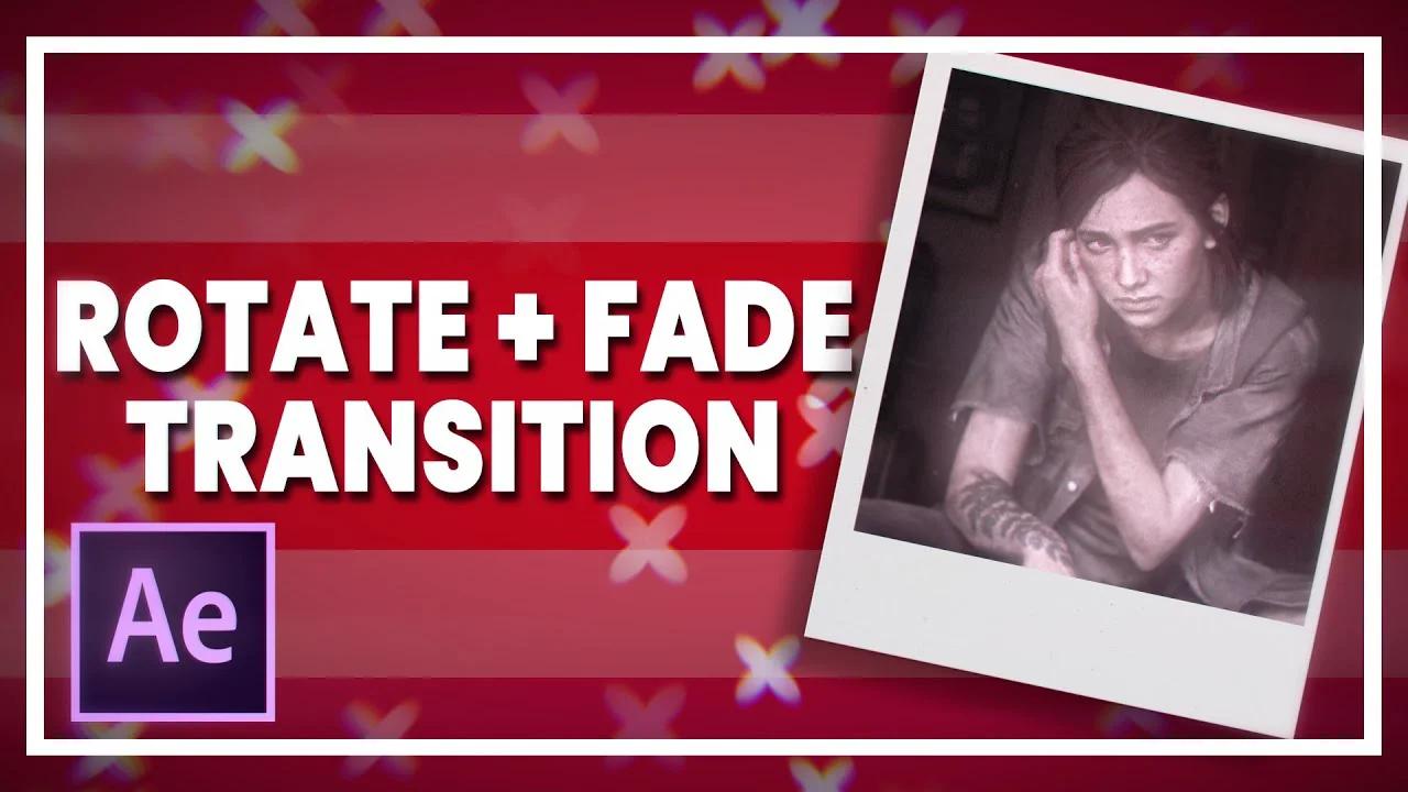 Rotate Fade Transition No Plugins After Effects [tutorial]